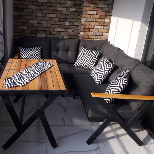 Yalı Home Köşe Çayseti Bahçe Balkon Oturma Takımı | YALI HOME - Türkiye ...